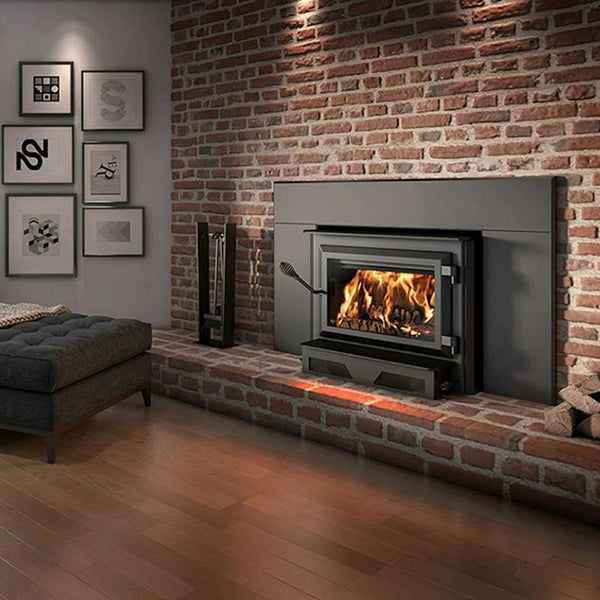 Ventis HEI240 Wood Fireplace Insert with 34 x 50 Faceplate – Mantels Direct