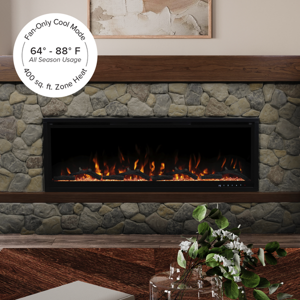 Country Living Brookstone Electric Fireplace Mantel Package – Mantels ...