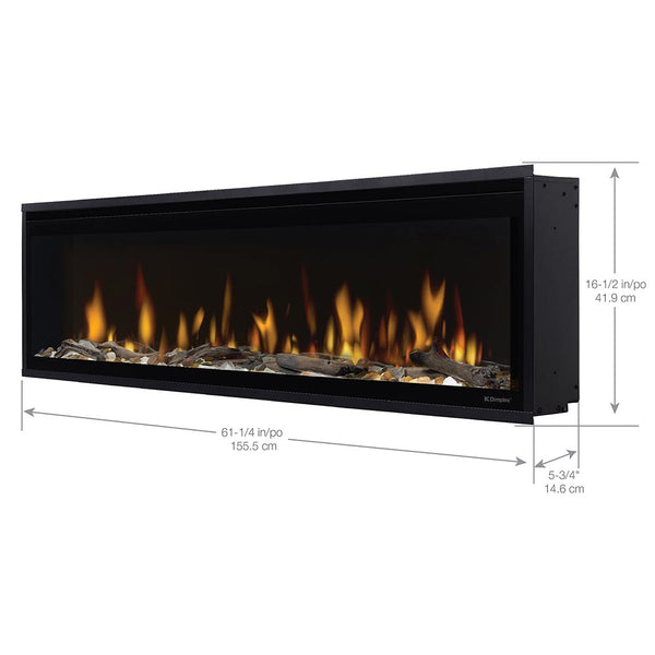 Dimplex Evolve 60-in Linear Electric Fireplace & Trim Kit EVO60 & XLFT ...
