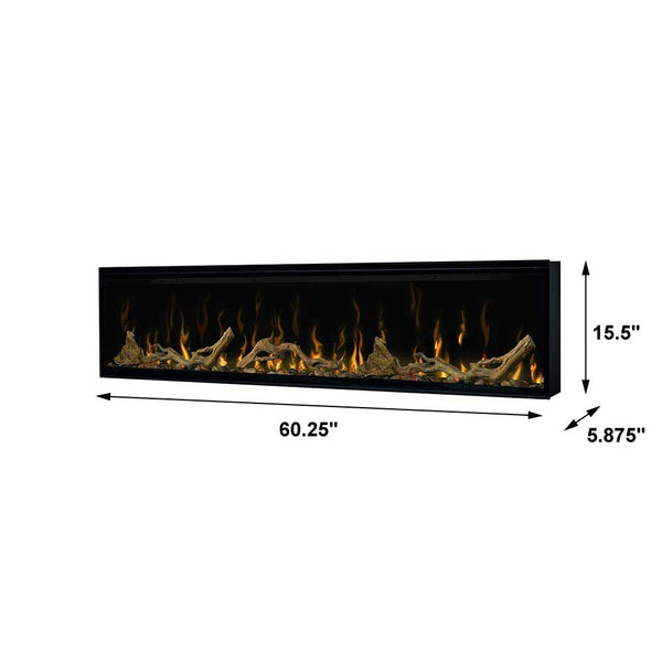 Dimplex Ignite XL 60-in Linear Electric Fireplace w/Log Kit XLF60 & LF ...