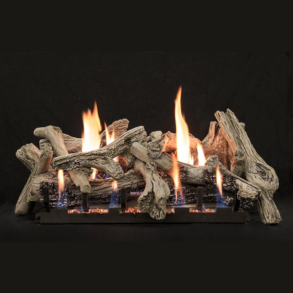 Empire Driftwood Burncrete Log Set – Mantels Direct