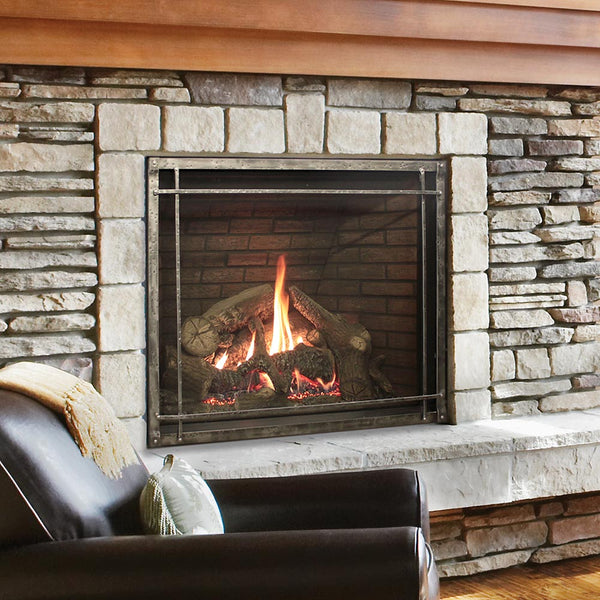 Empire Rushmore 50-in Clean Face Direct Vent Gas Fireplace – Mantels Direct