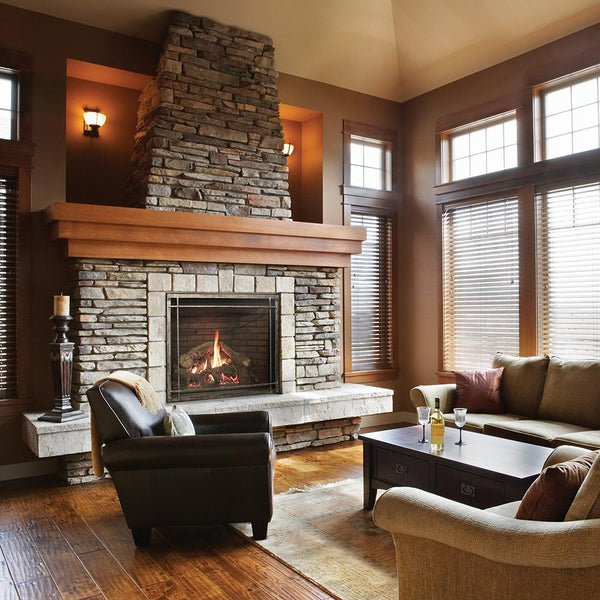 Empire Rushmore 50-in Clean Face Direct Vent Gas Fireplace – Mantels Direct