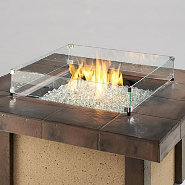 The Outdoor GreatRoom Company Glass Wind Guard for CF-2424 Burner ...