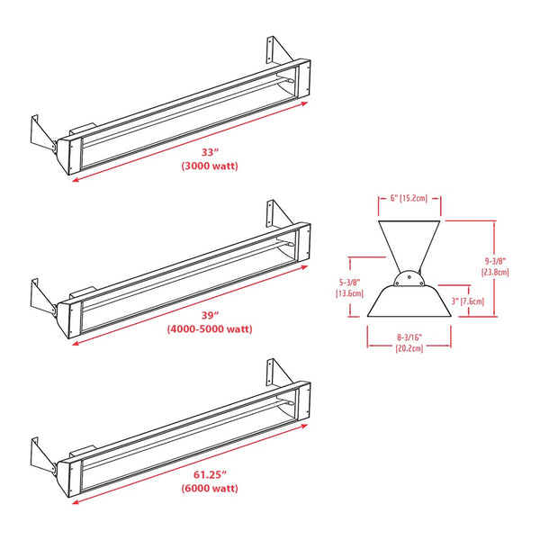 Infratech WD-Series Infrared Patio Heater 240V – Mantels Direct