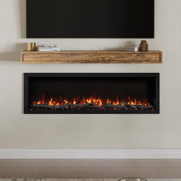 Modern Ember 60-in Highmark Built-In Linear Electric Fireplace ME-HM60 ...