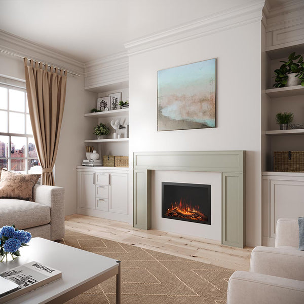 Modern Ember 26-in Highmark Traditional Built-In Electric Fireplace ...