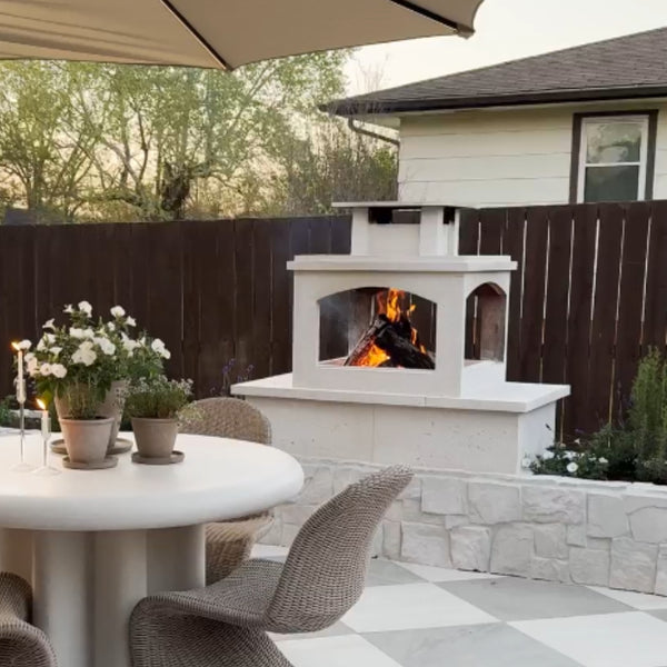 Modern Ember The Perfect Outdoor Fireplace Kit – Mantels Direct