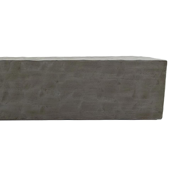 Thermastone 72-in Chiseled Concrete Fireplace Mantel Shelf – Mantels Direct