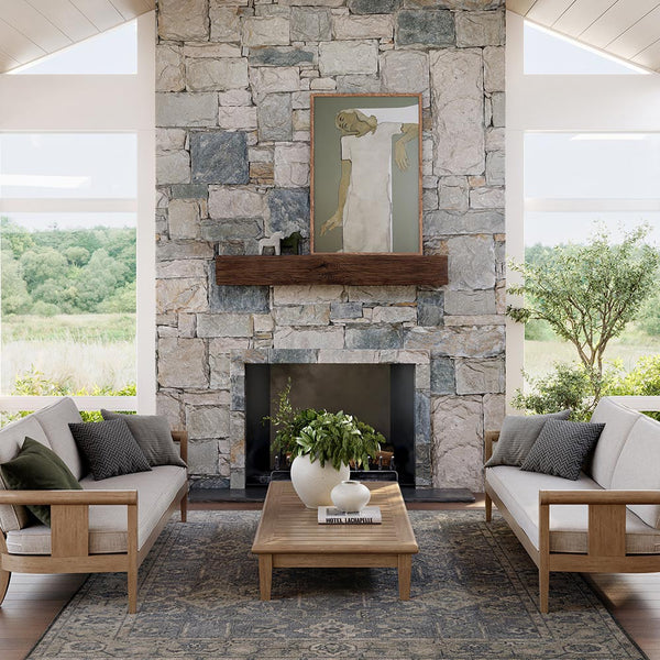 Thermastone 72-in Classic Concrete Fireplace Mantel Shelf – Mantels Direct