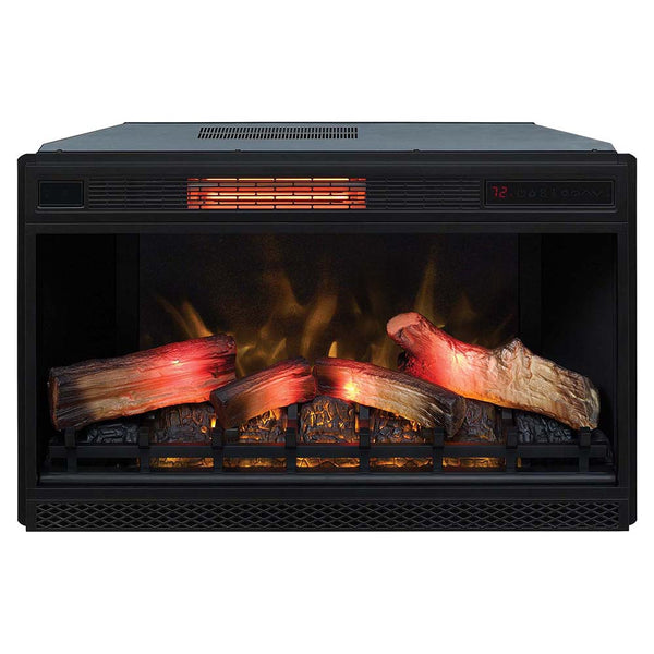 ClassicFlame 32-In 3D Spectrafire Plus Infrared Electric Fireplace Ins ...