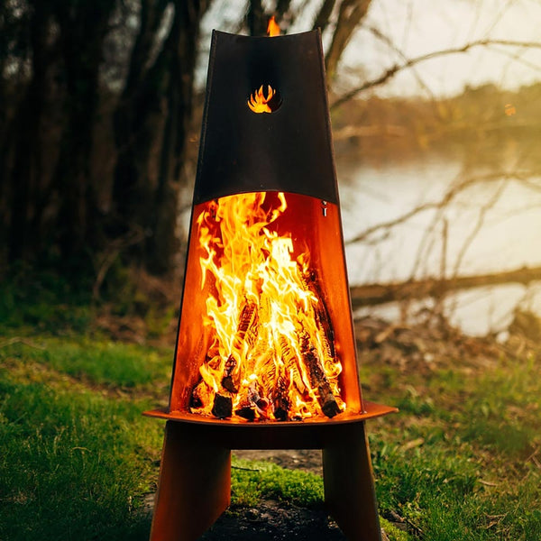 Vesuvius Wood Burning Outdoor Fire Pit – Mantels Direct