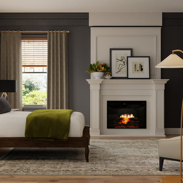 Dimplex 36-in Revillusion Portrait Built-In Electric Fireplace with Bl ...