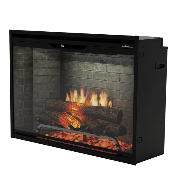 Dimplex 36-in Revillusion Built-In Electric Fireplace with Neutral Bri ...