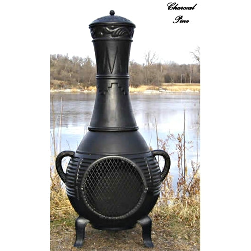 Blue Rooster Pine Chimenea - Charcoal ALCH015 – Mantels Direct