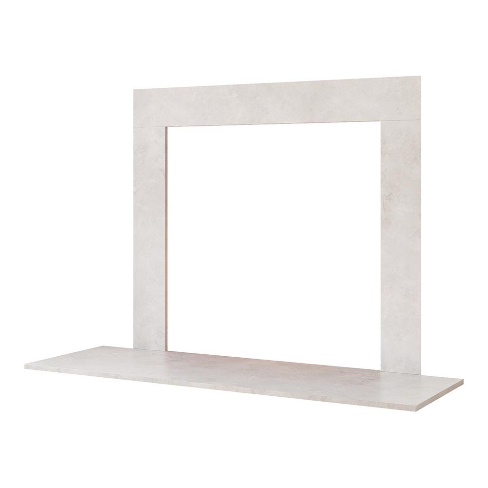 Grey Linen Marble Size 1 Surround Facing Kit – Mantels Direct