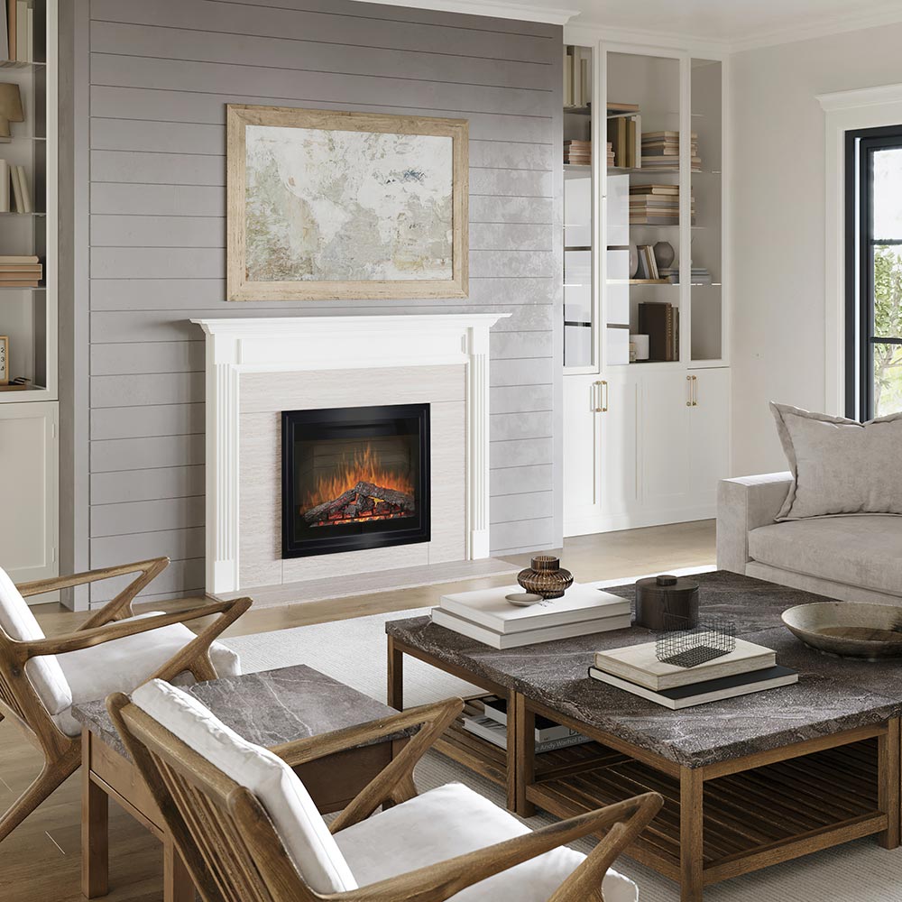 Paloma White Marble Facing Kit – Mantels Direct