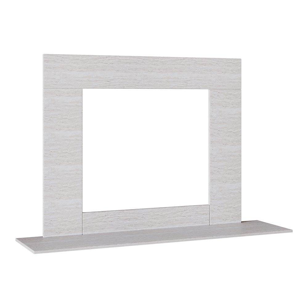 Paloma White Marble Facing Kit – Mantels Direct