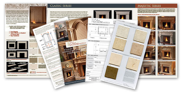 Classic Stone Mantel Sample Package – Mantels Direct